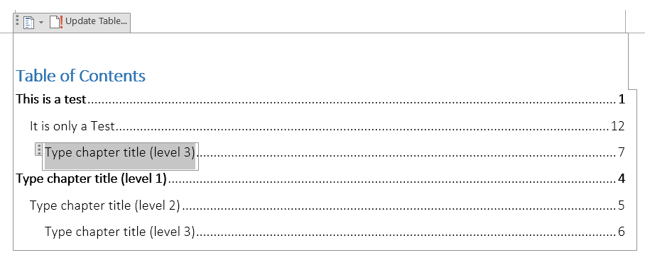 Manual Table Of Authorities