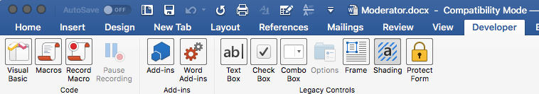 Developer Tab In Microsoft Word 2007 2021 365 